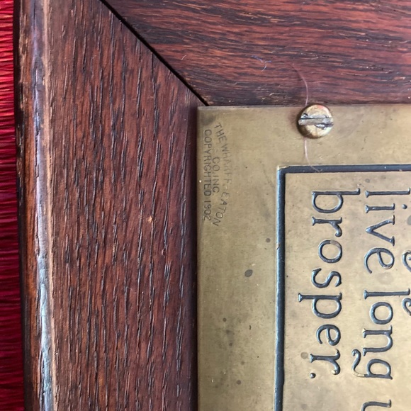 the Wharff-Eaton Co. Inc. | Wall Decor | Rare Arts Crafts Wharffeaton ...